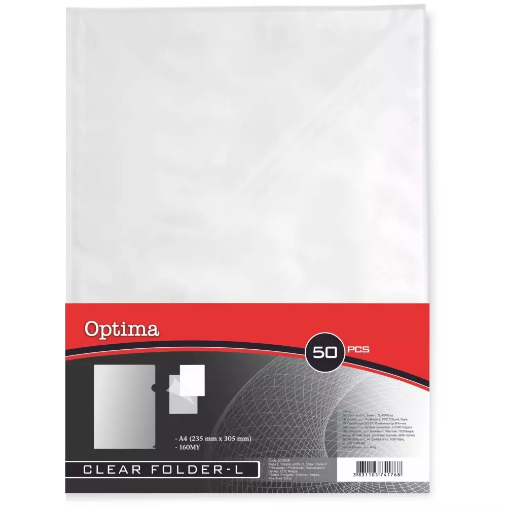 FOLIJA L 90MIC A4 100 OPTIMA