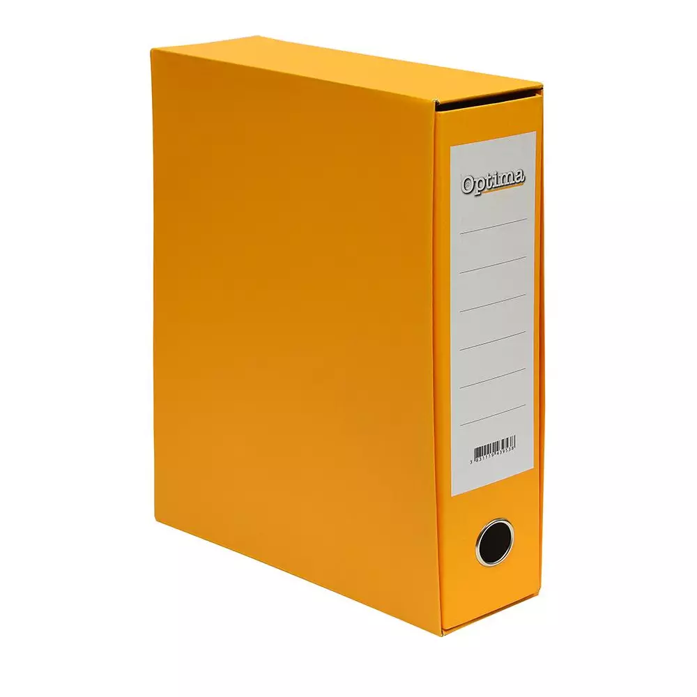OPTIMA REGISTRATOR A4 8CM BOX ŽUTI