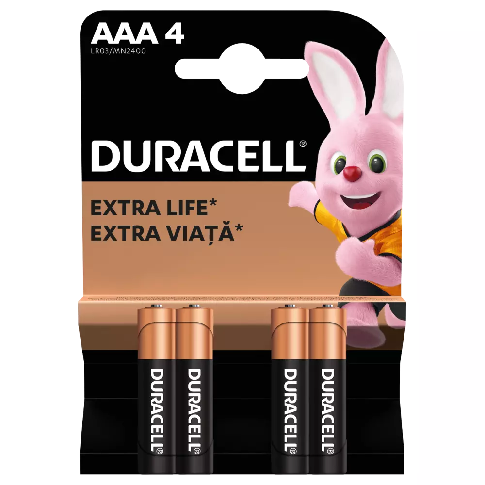 DURACELL Basic baterija AAA 4kom/pak