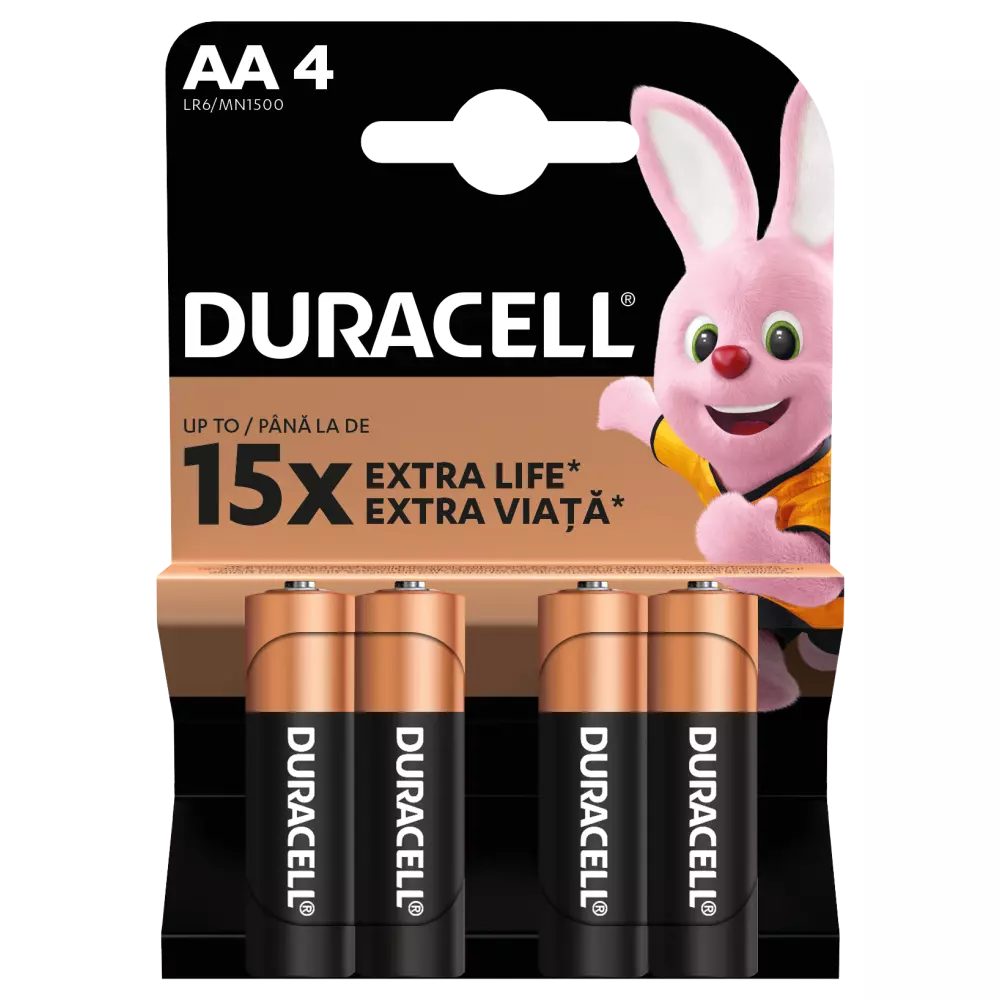 DURACELL Basic baterija AA 4kom/pak