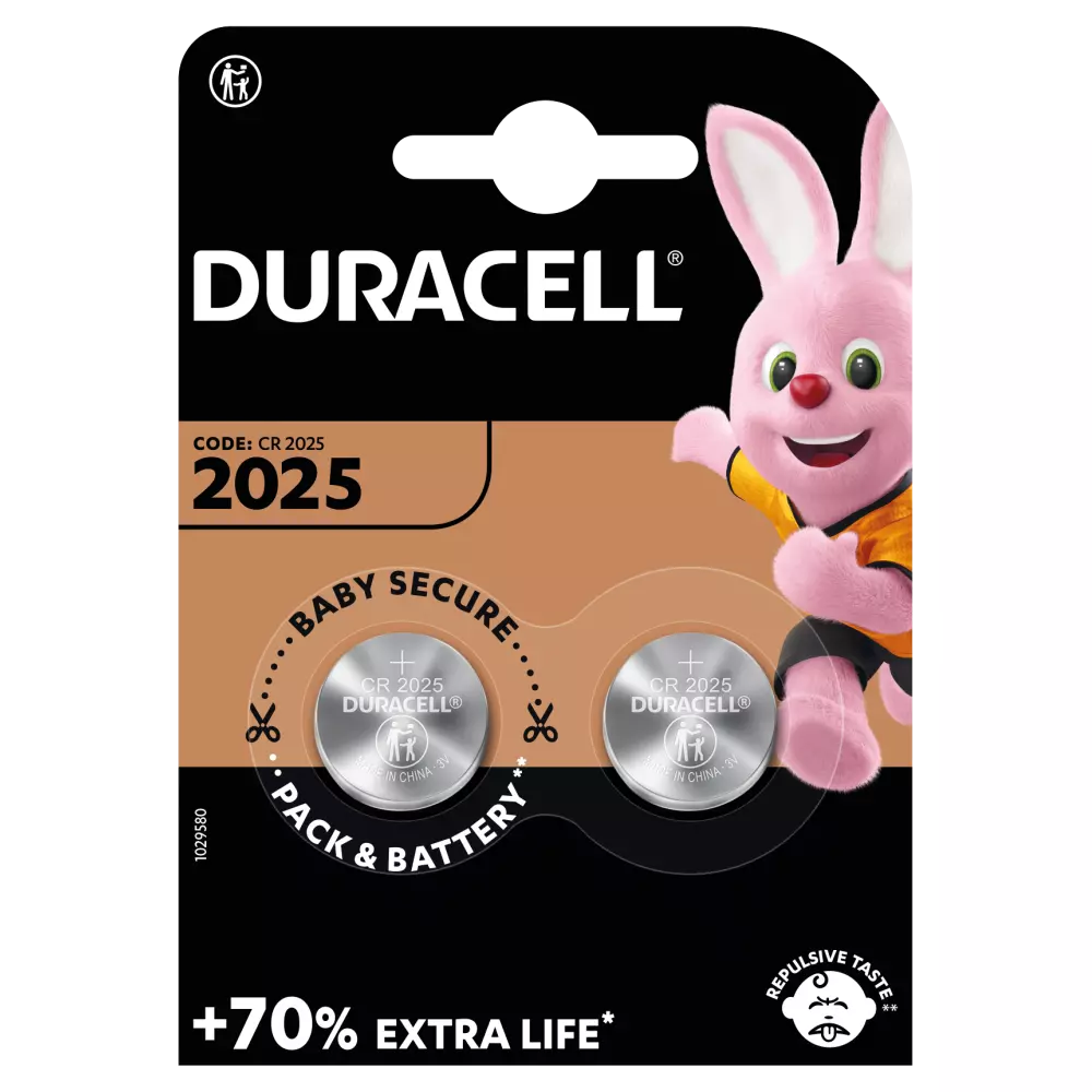 DURACELL Coin baterija LM 2025 2 kom