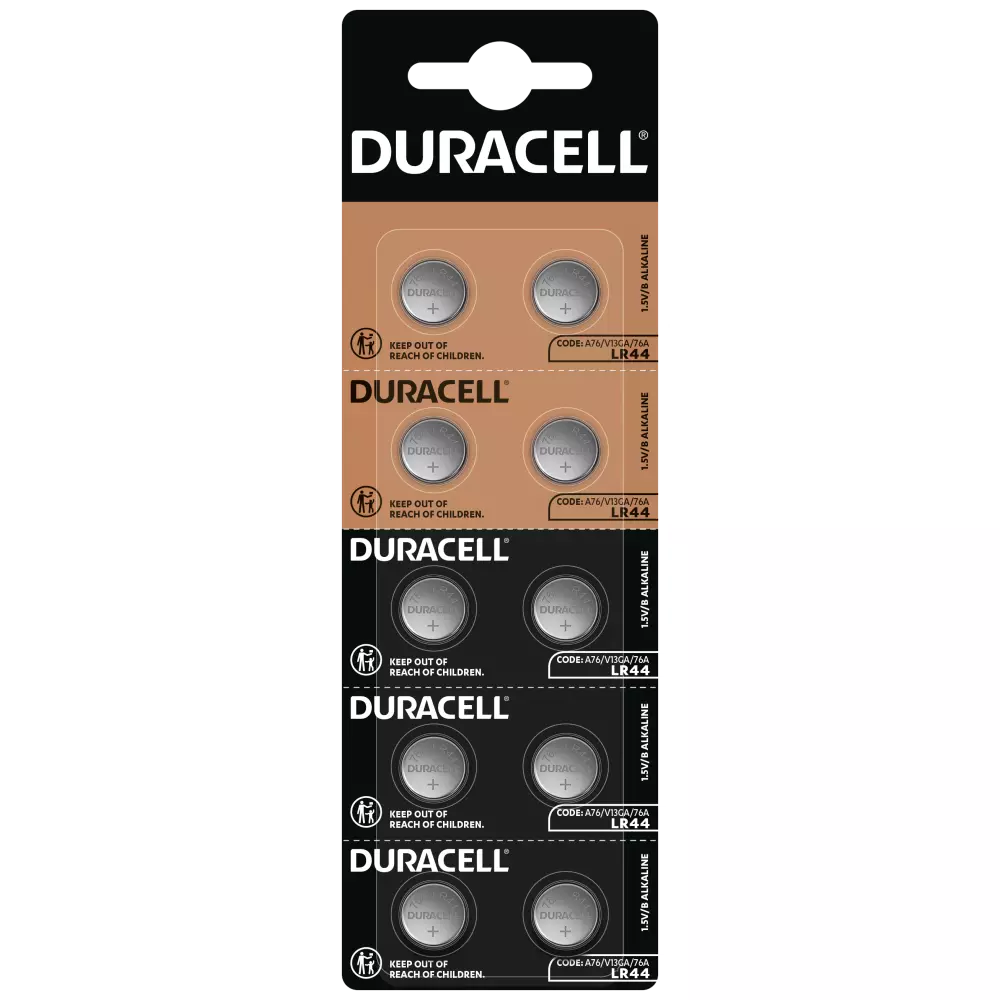 DURACELL baterija LR44 HSDC 2 kom