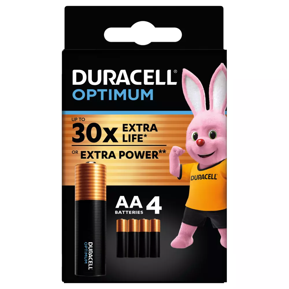 DURACELL Optimum baterija AA 4kom