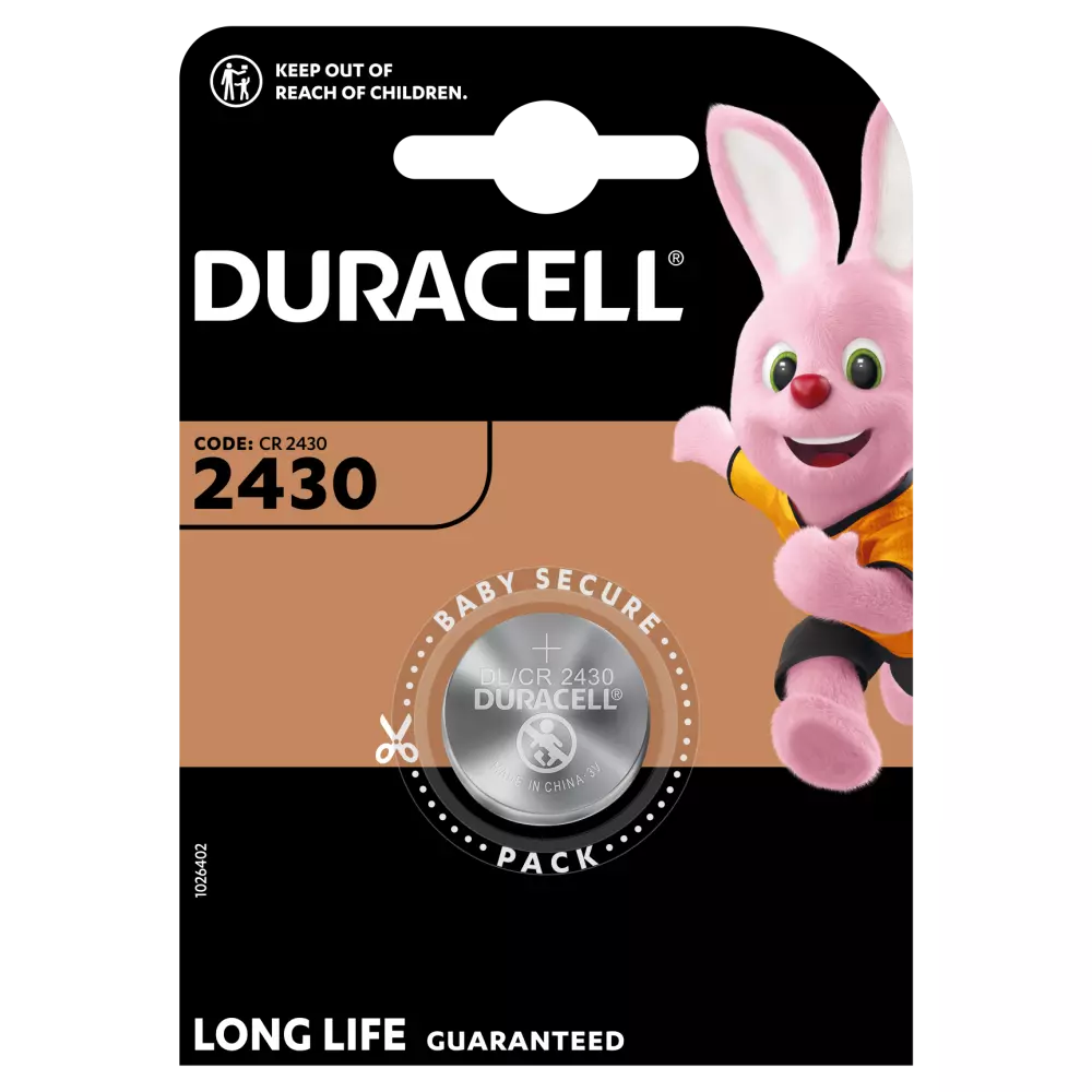 DURACELL Coin baterija LI 2430