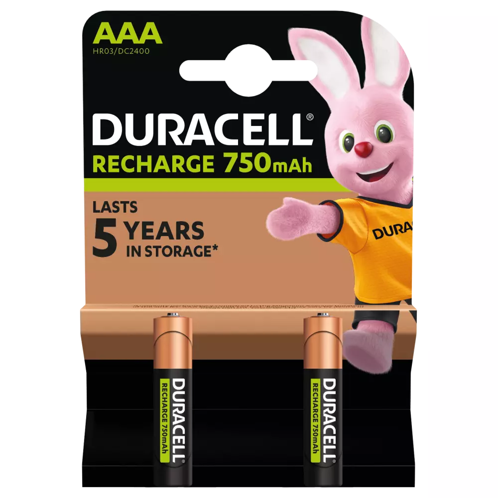 DURACELL Punjive baterije AAA 2/1 750