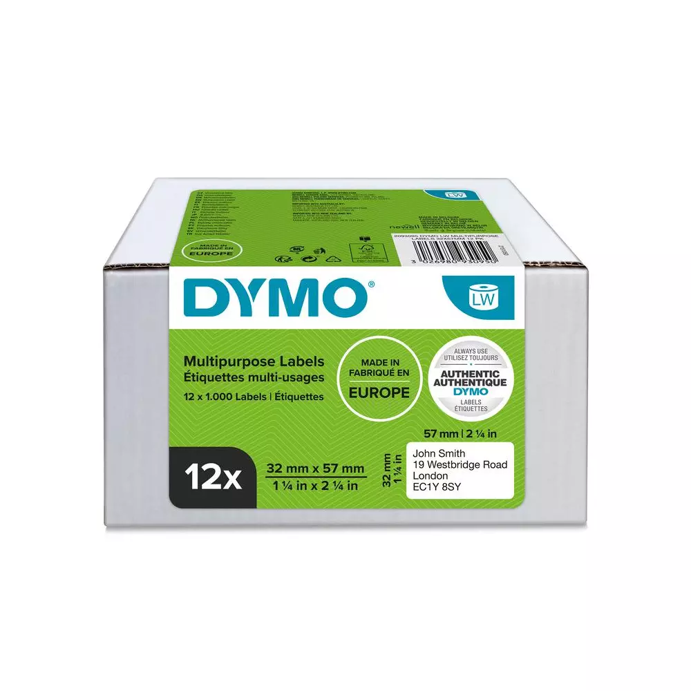 DYMO etikete LW visenamenske 57x33