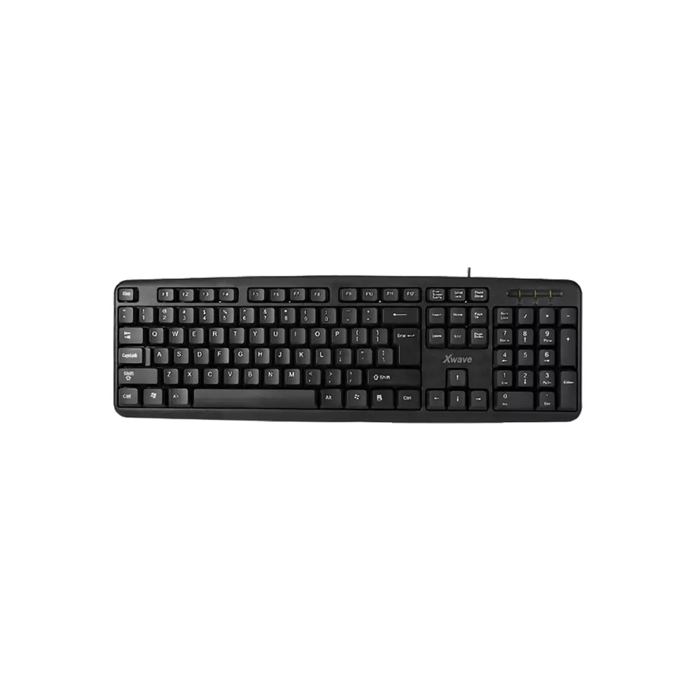 XWAVE TASTATURA CRNA, USB, USA SLOVA