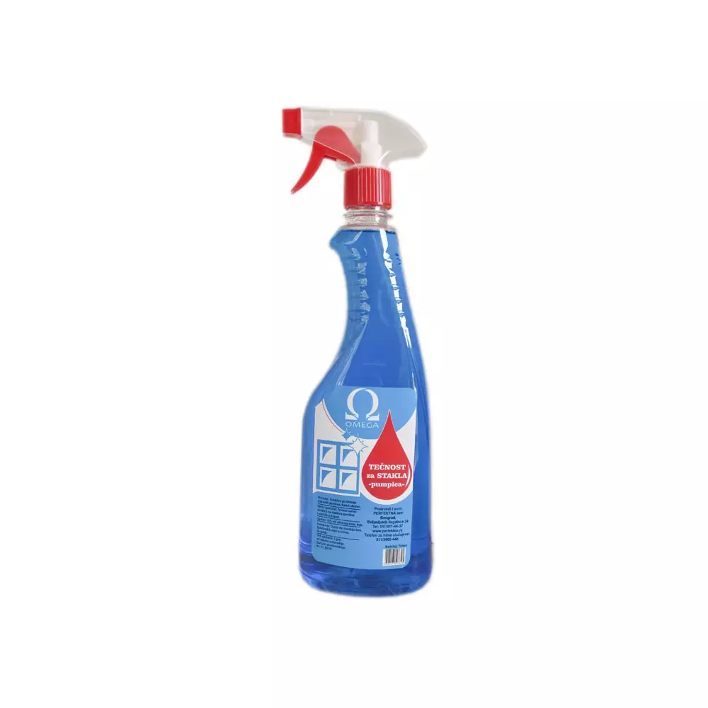 TEČNOST ZA STAKLO OMEGA 750ml + PUMPICA