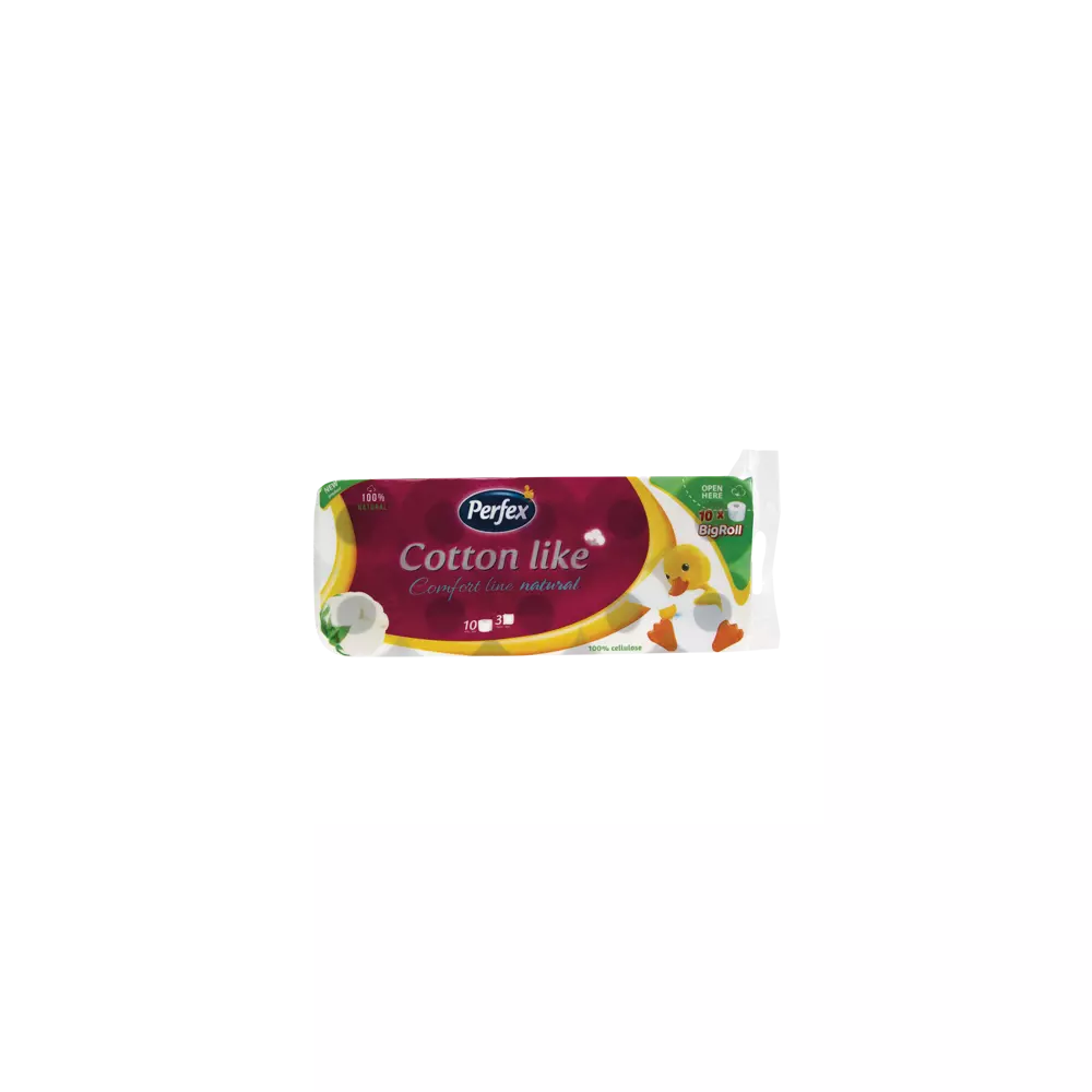 TOALET PAPIR COTTON COMFORT NATURAL10/1