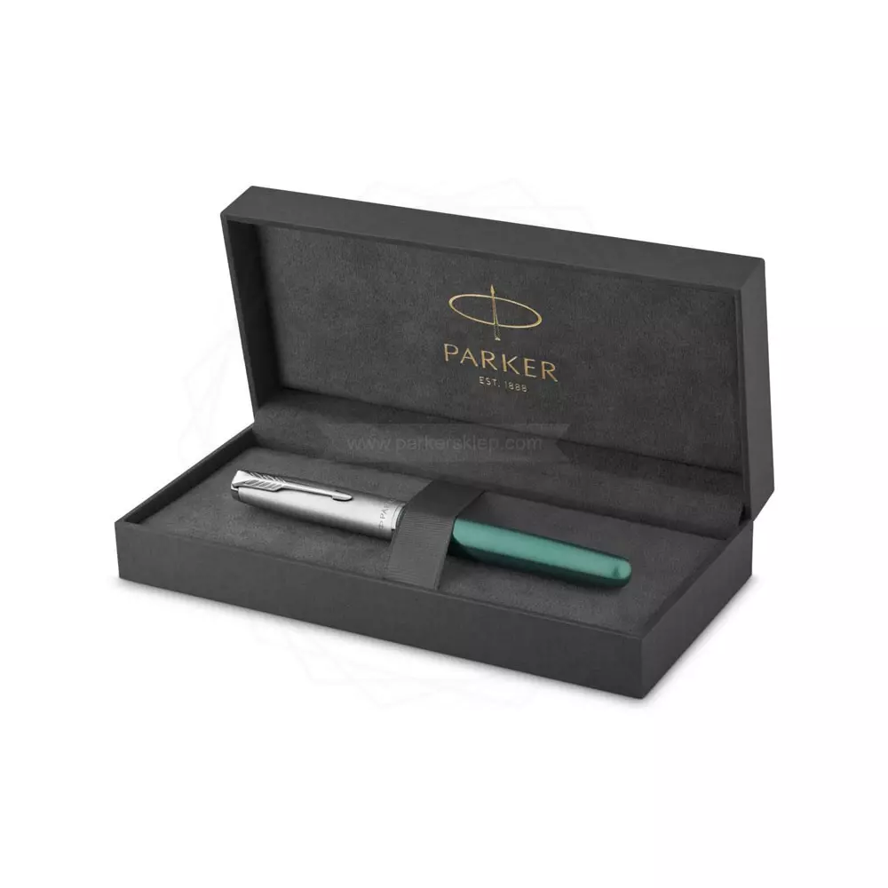 PARKER Royal NP Sonet Silver Green CT F
