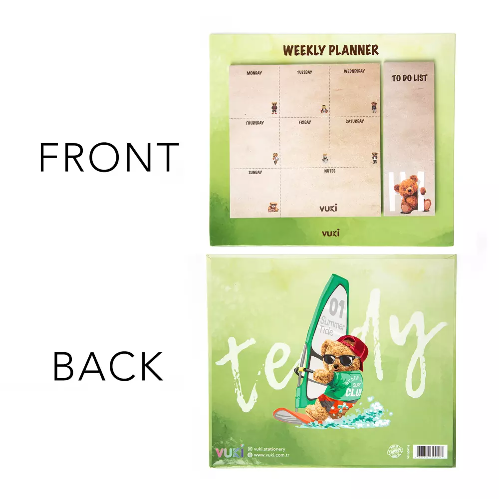 NEDELJNI PLANER BEAR