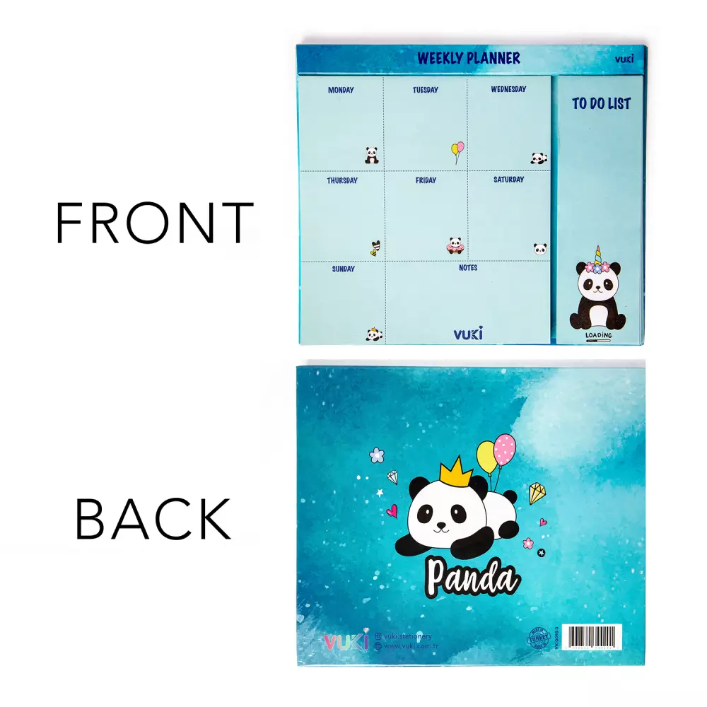 NEDELJNI PLANER PANDA