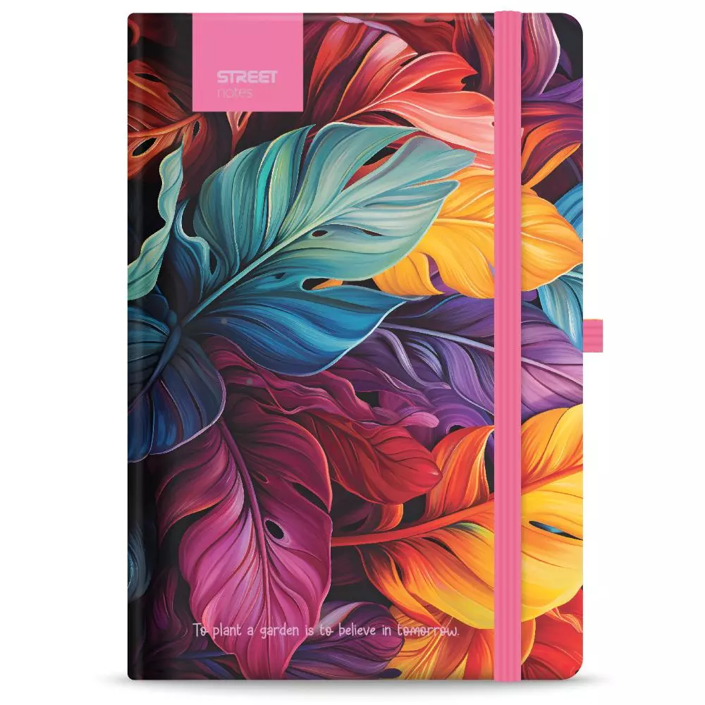 NOTES A5 96 lista FLOWERS PETAL