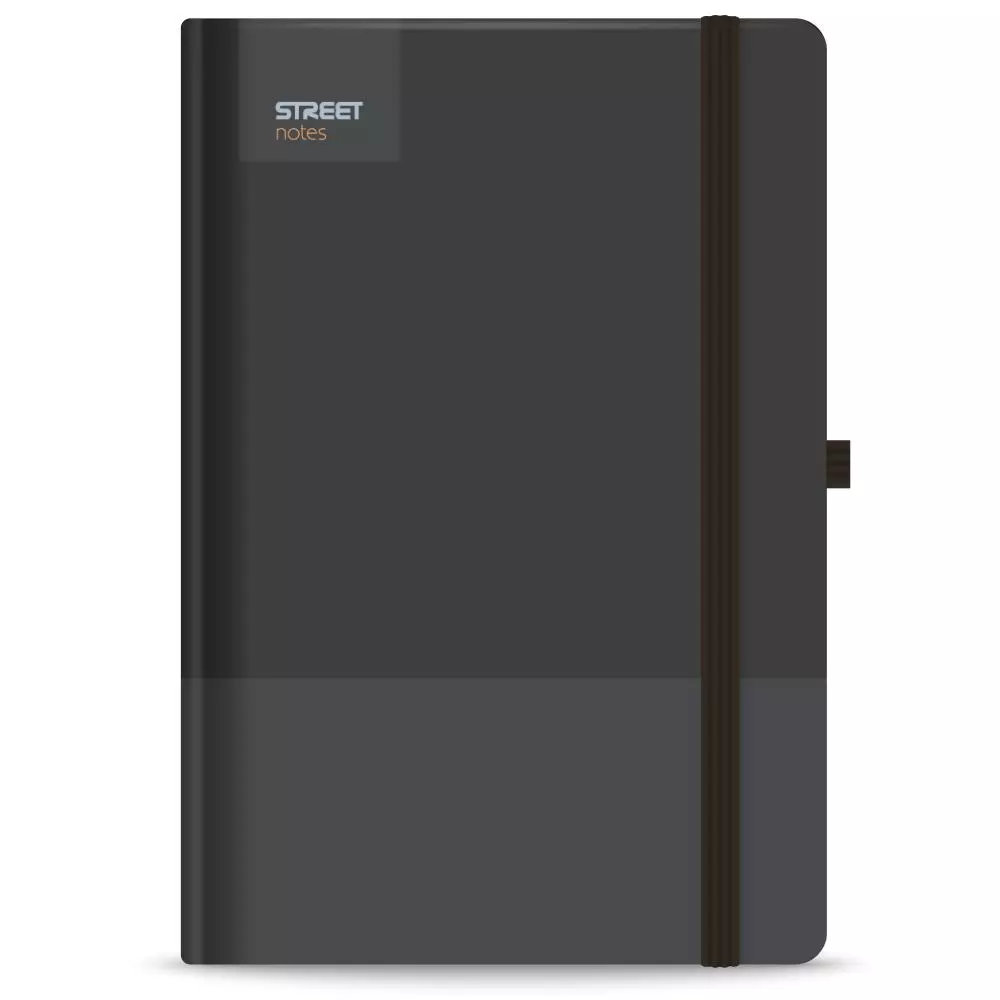 NOTES A5 96 lista CASUAL BLACK
