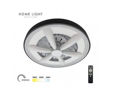 HOME LIGHT YL-FAN-G001 LED plafonjera sa ventilatorom crna