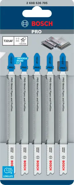 Bosch List ubodne testere Pro Metal P&P T321AF 2608636705, 132 mm