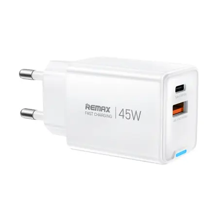 Strujni Fast punjac GAN A+ C 45W beli REMAX