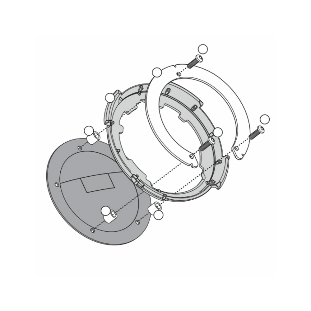 Nosač Tanklock torbe Kappa Kawasaki Versys 1000 (12-18) BF04K