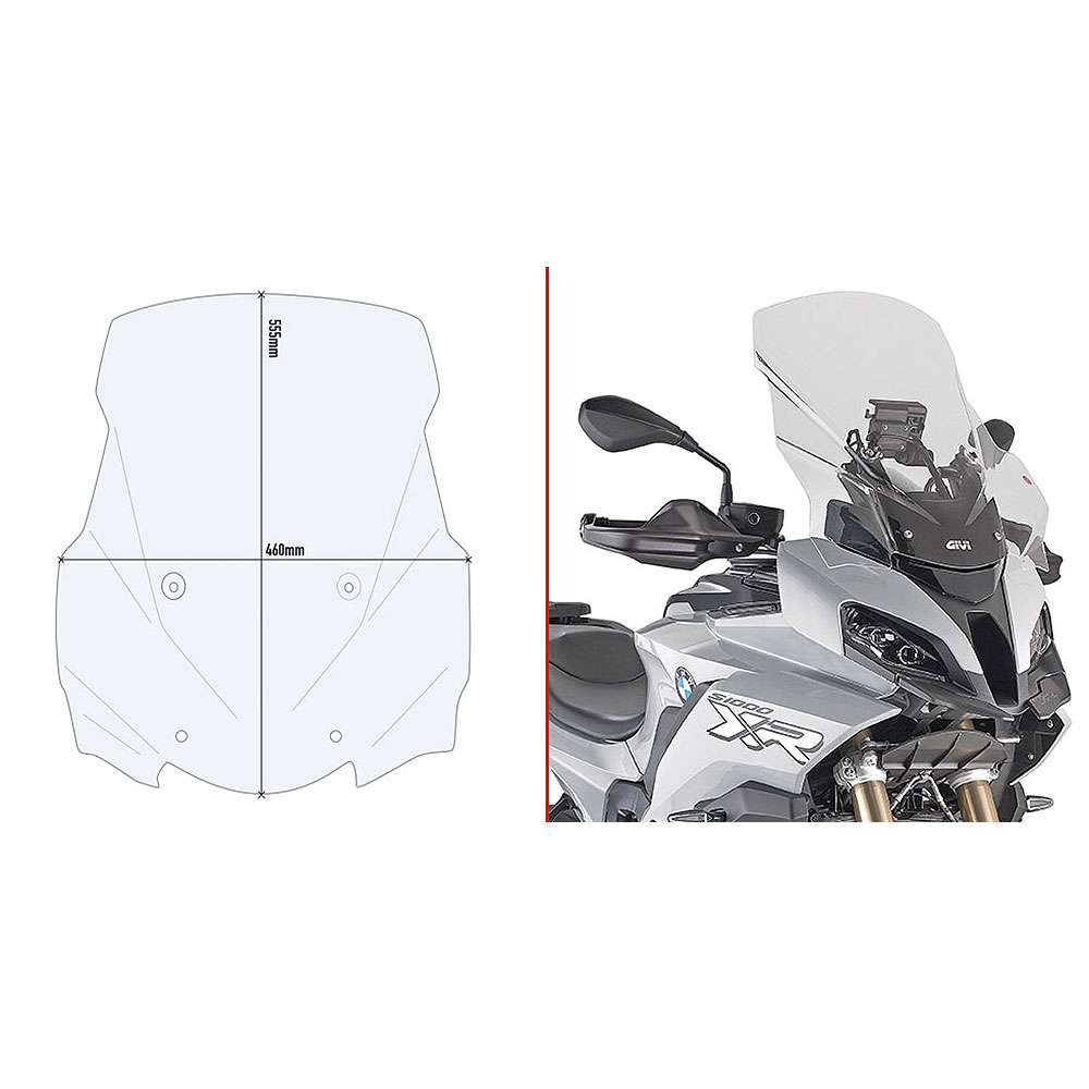 Vizir providni GIVI BMW S 1000 XR (20-26) D5138ST