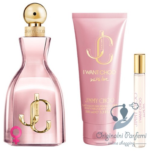 Jimmy Choo I Want Choo With Love Set 100+100+7,5ml