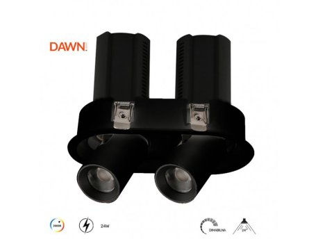 DAWN TTV324 24W LED svetiljka crna