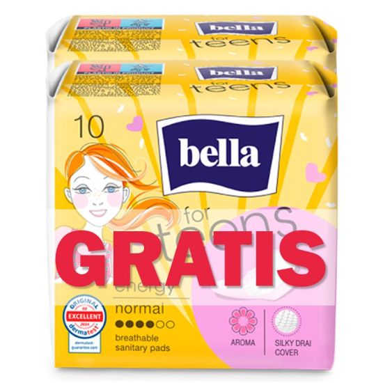 Bella Teens Ultra Energy higijenski ulošci 1+1 Gratis