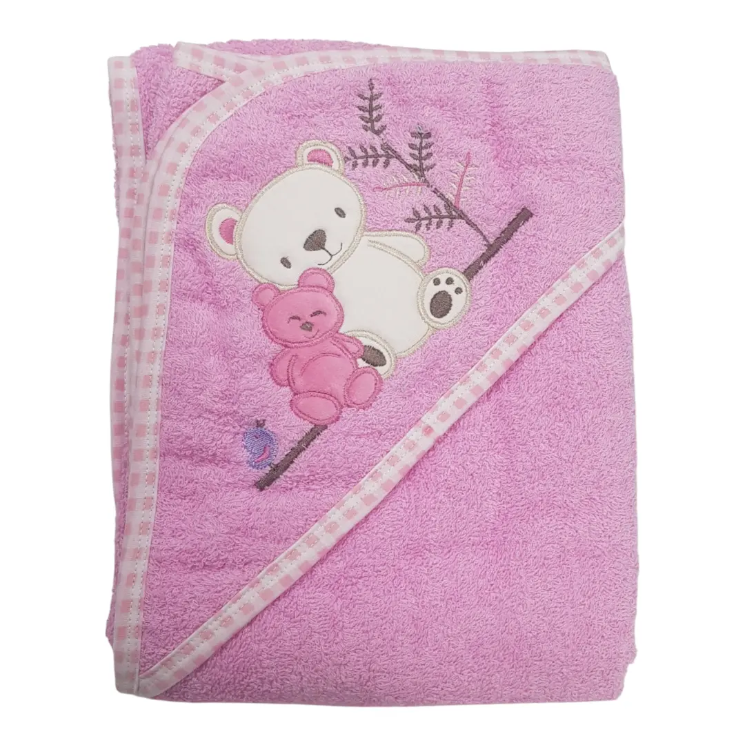 Peškir sa kapuljačom za bebe 100x100