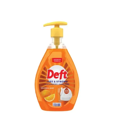 Deft Deterdžent za posuđe sa pumpicom Orange & Mint, 800 ml