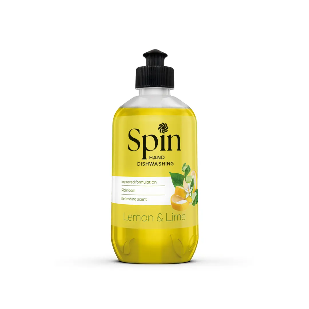 Spin Tečni deterdžent za sudove Lemon&Lime, 500ml