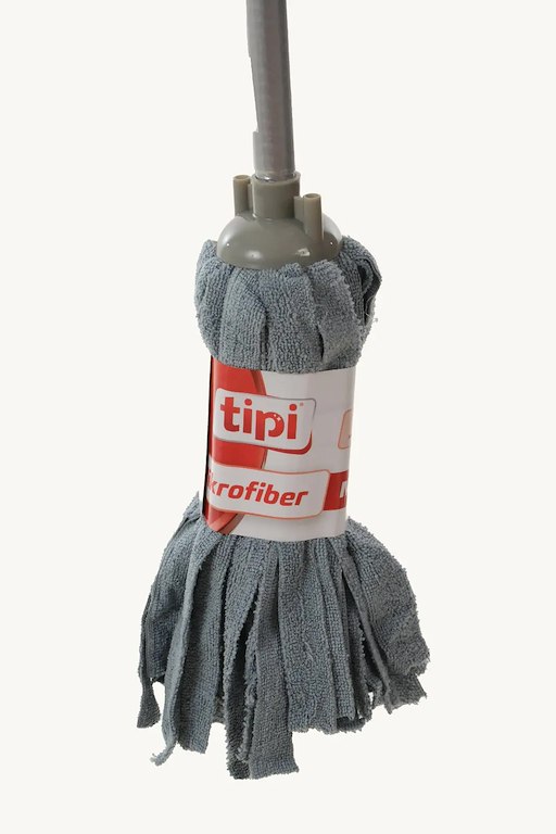 Tipi Mop, Mikrofiber, Sivi