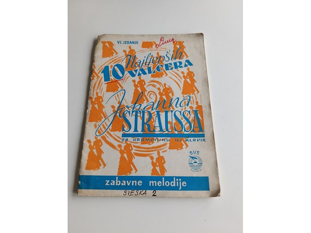 10 najljepših valcera Johanna Straussa za harmoniku