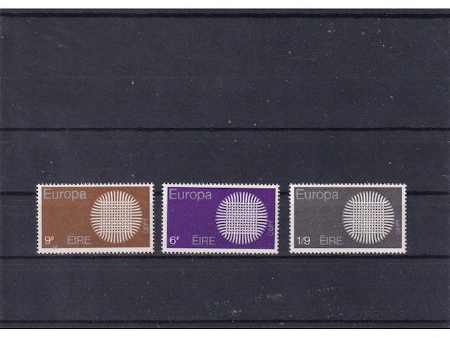 Irska Europa CEPT 1970