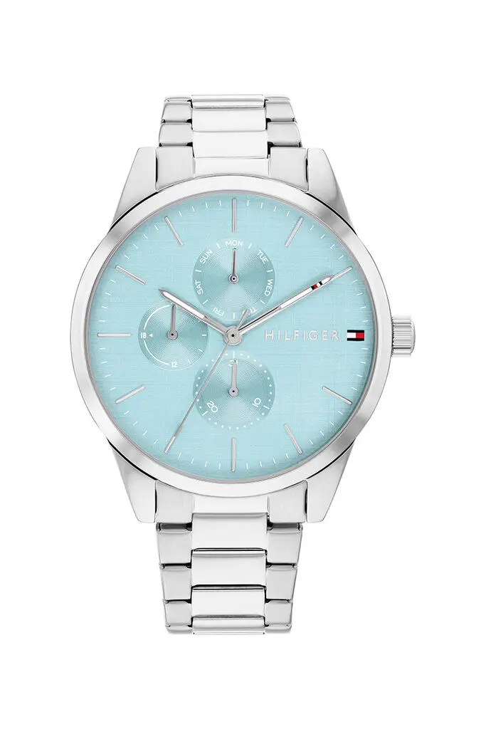 Tommy Hilfiger Ženski kvarcni sat, Plavo-srebrne boje