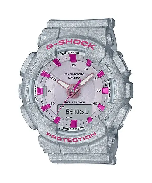 Casio Ženski sat G-Shock GMA-S130NP-8A, Srebrni