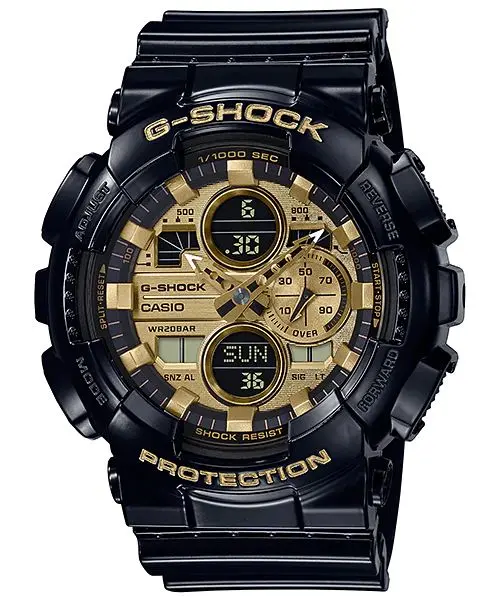 Casio Muški sat G-Shock GA-140GB-1A1, Crni