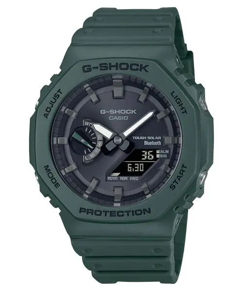 Casio Muški sat G-Shock GA-B2100-3A, Zeleni