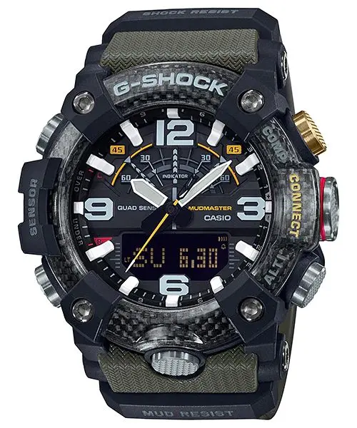 Casio Muški sat G-Shock GG-B100-1A3, Maslinasti