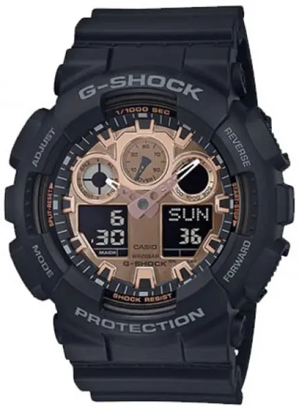 Casio Muški sat G-Shock GA-100MMC-1A, Crni