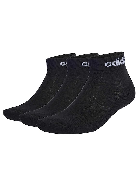 ADIDAS PERFORMANCE Thin and Light Ankle Čarape 3/1 crne