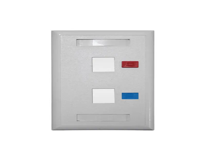 Maxpro Line Modularna utičnica za 2xRJ45 modula, 86x86mm