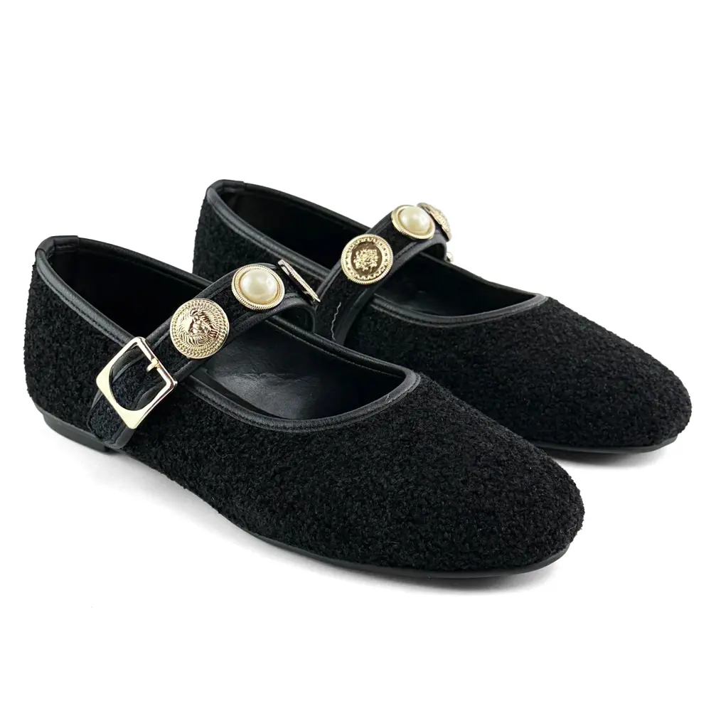 Mona shoes Ženske baletanke, Crne