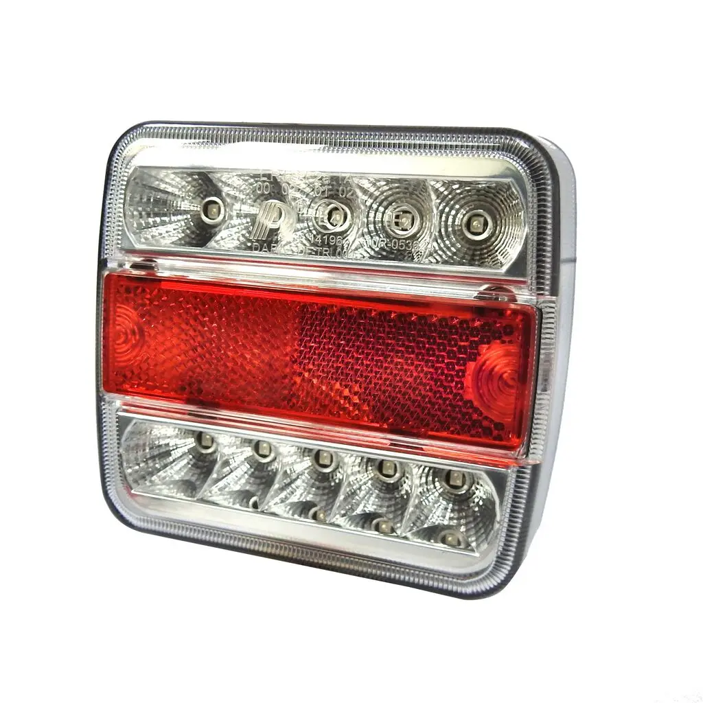 Stop lampa LED, Crveno-bela