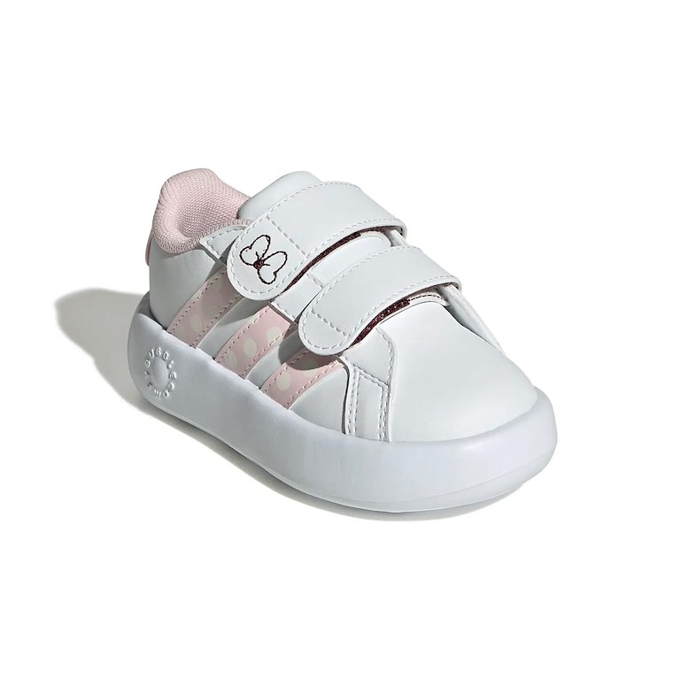 Adidas Patike za devojčice Grand Court Minnie CF I, JR8130, Belo-roze