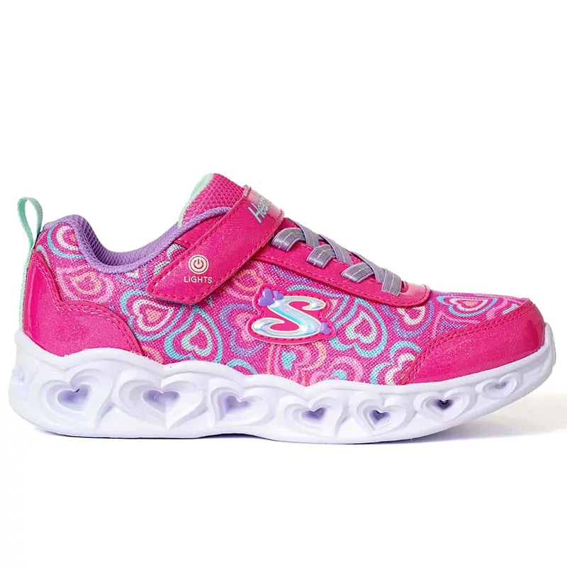 SKECHERS Patike za devojčice Heart Lights, Roze