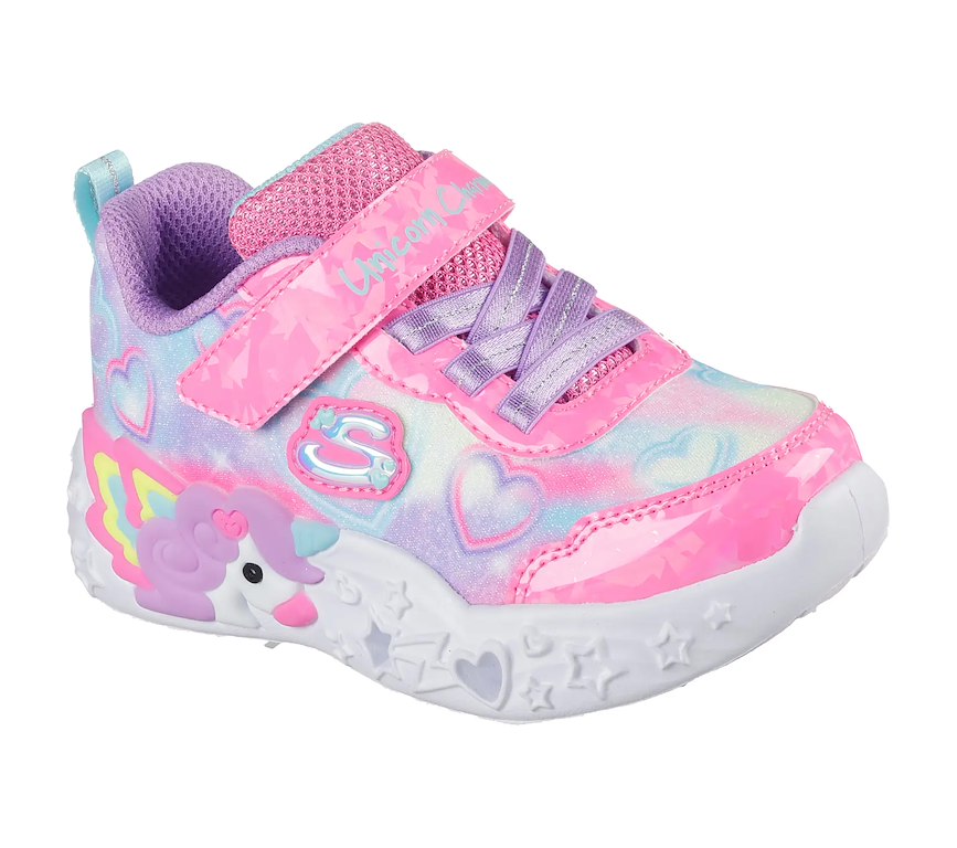 Skechers Patike za devojčice S Lights-Unicorn Charmer-Lil, 303064N-PKMT, Roze