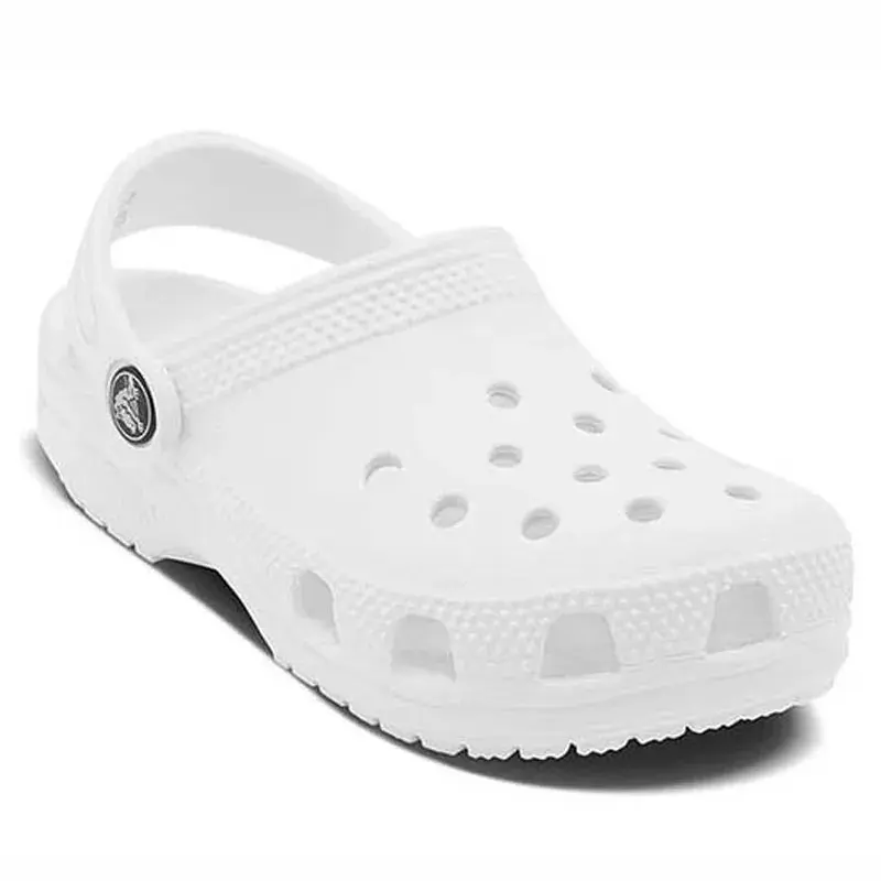 Crocs Papuče za devojčice Classic Clog K, Bele
