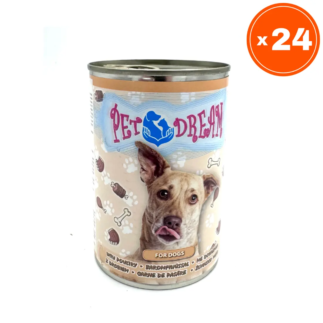 Pet Dream Vlažna hrana za pse, 24 x 415g