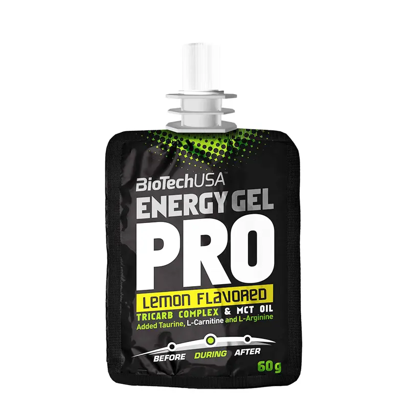 BIOTECHUSA Formula sa ugljenim hidratima za energiju Energy Gel Pro, Limun, 60g