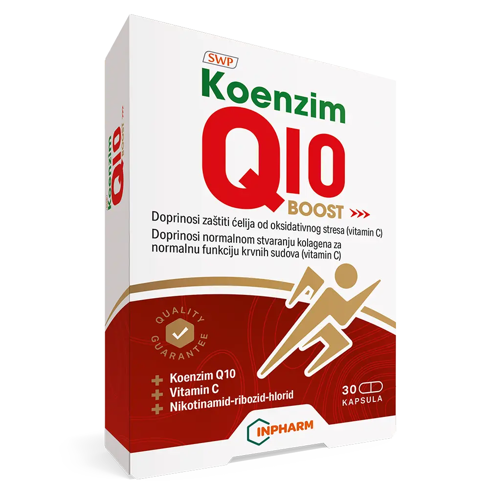 Inpharm Koenzim Q10 boost za srce i vitalnost, 30 kapsula