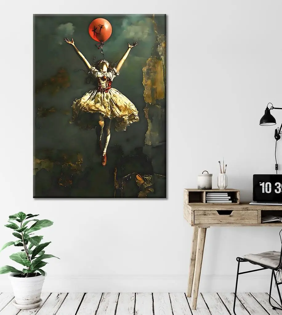 Wallity Dekorativna slika na platnu, 50x70cm, Šarena